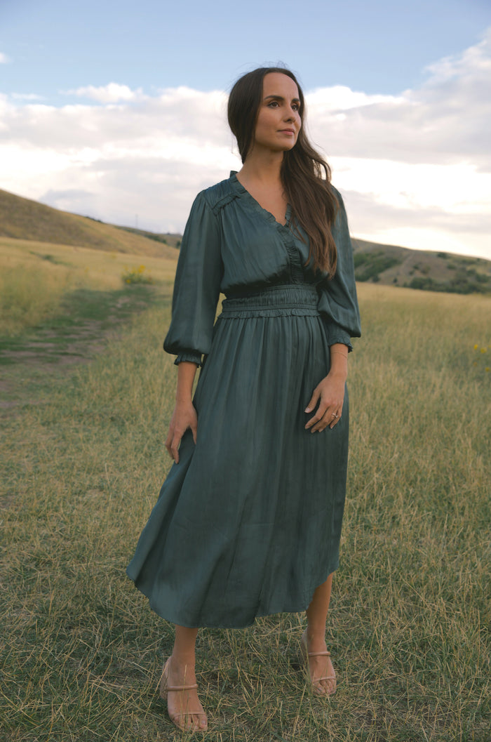Current Air Green Midi Dress