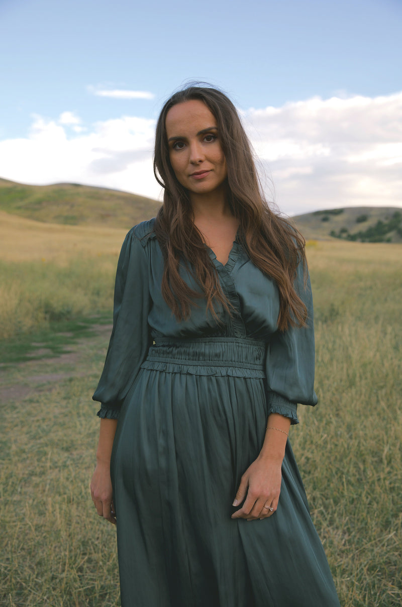 Current Air Green Midi Dress