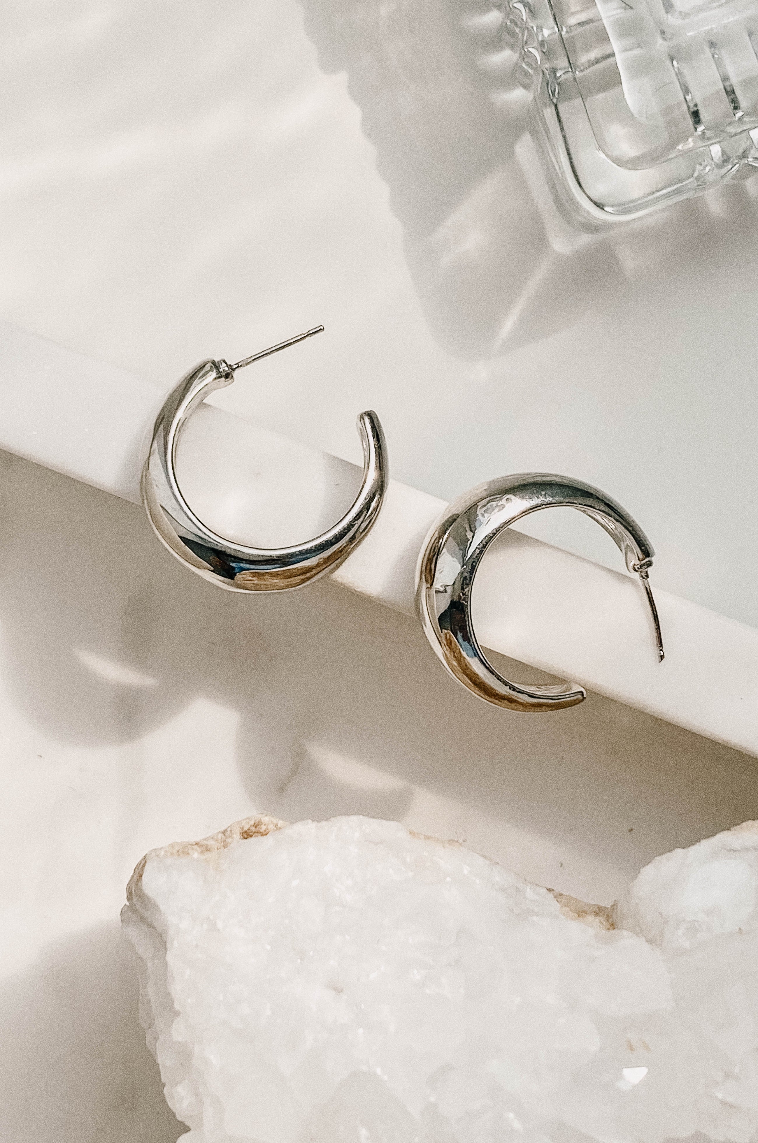 Statement Sterling Silver Hoops