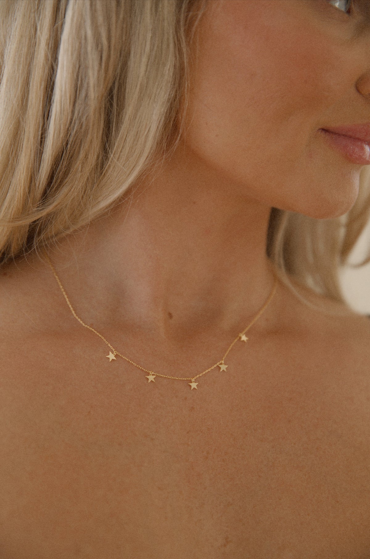 18K Gold Star Necklace - TINK & POSH